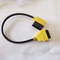 China 16-Pin OBD2 Extension Cable 30cm Male to Female Universal Automotive Diagnostic Connector for sale