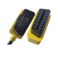 China 16-Pin OBD2 Extension Cable 30cm Male to Female Universal Automotive Diagnostic Connector for sale