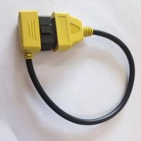 China 16-Pin OBD2 Extension Cable 30cm Male to Female Universal Automotive Diagnostic Connector for sale