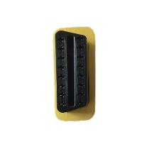 China 12V/24V OBD2 16-Pin Extension Cable 30cm with Brass Connectors and ABS Housing for Automotive Diagnostics for sale