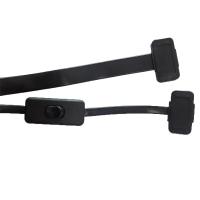 China OBD2 One-to-Two Extension Cable with Switch 35cm for Car Diagnostics - Universal Vehicle Compatibility for sale