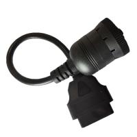 China OBD2 Female Head 9-Pin Chassis Cable 30cm Extension Lead for Automotive Diagnostic Tools for sale
