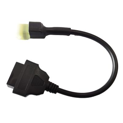 China Honda 4-Pin OBD2 Diagnostic Cable 30cm with Custom Pin Assignment for Automotive Testing for sale