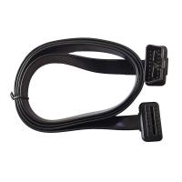 China PA66 Flat OBD2 Diagnostic Extension Cable 100cm with Custom Pin Assignment for Automotive Testing for sale