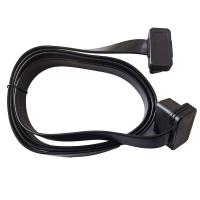 China PA66 Flat OBD2 Diagnostic Extension Cable 100cm with Custom Pin Assignment for Automotive Testing for sale