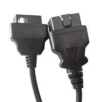 China 100CM OBD2 Cable Adapter Male to Female 16-Pin Extension Cable for Universal Automotive Diagnostics for sale