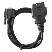 China 9-Pin DB9 OBD2 Serial Adapter Cable 100cm with Custom Pin Assignment for All Vehicle Models for sale