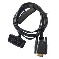 China OBD2 to DB9 Diagnostic Extension Cable 150cm with Switch - Universal Vehicle Compatibility & Custom Pin Assignment for sale