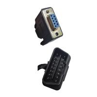 China OBD2 to DB9 Diagnostic Extension Cable 150cm with Switch - Universal Vehicle Compatibility & Custom Pin Assignment for sale