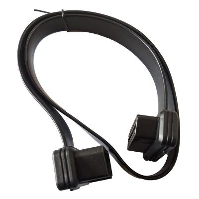 China Flat J1962 16-Pin OBD2 Diagnostic Cable 60cm with Customizable Pin Assignment for All Vehicle Models for sale