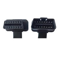 China Flat J1962 16-Pin OBD2 Diagnostic Cable 60cm with Customizable Pin Assignment for All Vehicle Models for sale