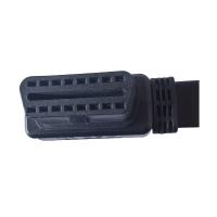 China T-Type OBDII Diagnostic Cable J1962 16 Pin Male to Female 30cm Flat Adapter for Automotive Testing for sale