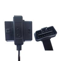 China T-Type OBDII Diagnostic Cable J1962 16 Pin Male to Female 30cm Flat Adapter for Automotive Testing for sale