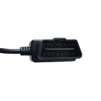 China OEM Customized 100cm T Male to Female OBD2 Diagnostic Cable with Custom Pin Assignment for Automotive Testing for sale