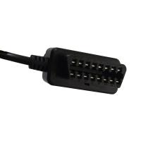 China OEM Customized 100cm T Male to Female OBD2 Diagnostic Cable with Custom Pin Assignment for Automotive Testing for sale