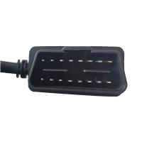 China OBD2 16-Pin Diagnostic Extension Cable - 1 Male Elbow to 3 Female Ports, 50cm Length with Custom Pin Assignment for sale