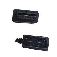 China OBD2 16-Pin Diagnostic Extension Cable - 1 Male Elbow to 3 Female Ports, 50cm Length with Custom Pin Assignment for sale