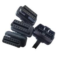 China Flat OBD2 Splitter Cable 1 Male to 3 Female 50cm Length with Custom Pin Assignment for Automotive Diagnostics for sale