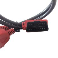 China OBD2 Male to 2 Female Diagnostic Splitter Cable 30cm with Custom Pin Assignment for Automotive Testing for sale