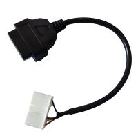 China Tesla OBD2 Diagnostic Cable 26-Pin Female Connector 30cm Length for Automotive Testing for sale