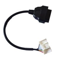 China Tesla OBD2 Diagnostic Cable 26-Pin Female Connector 30cm Length for Automotive Testing for sale