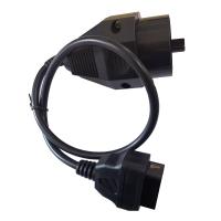 China Black 20 Pin OBD2 Diagnostic Cable for BMW Vehicles - 40cm Length with Customizable Pin Assignment for sale