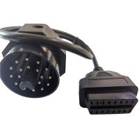China Black 20 Pin OBD2 Diagnostic Cable for BMW Vehicles - 40cm Length with Customizable Pin Assignment for sale
