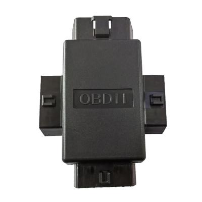 China OBD2 1 to 3 Cable Splitter Adapter - 16 Pin Male to Female Diagnostic Connector for Automotive Testing for sale