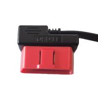 China Flat Ribbon OBD Diagnostic Cable 8-Core 16-Pin Male to Female Extension 100cm for Automotive Testing for sale