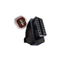 China Yamaha 4-Pin OBD2 Diagnostic Cable Harness 30cm with Brass/ABS/PVC/PE Construction for sale