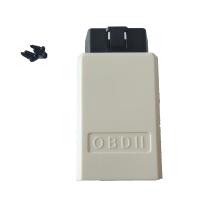 China OBD2 Male 16-Pin Connector with White Core - PA66/ABS/Brass Material - Universal Automotive Diagnostic Plug for sale