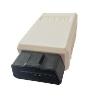 China OBD2 Male 16-Pin Connector with White Core - PA66/ABS/Brass Material - Universal Automotive Diagnostic Plug for sale