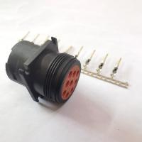 China 9 Pin Deutsch J1939 Black Male Connector - Heavy Duty Truck Diagnostic Cable with OBD2 Interface for sale