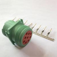 China 9-Pin Deutsch Green J1939 OBD Extension Cable with 16-18AWG Solid Pins for Automotive Diagnostics for sale