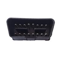 China OBD2 16-Pin Automotive Diagnostic Connector - 12V PA66/Brass Material for Universal Vehicle Compatibility for sale