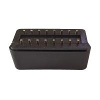 China 24V OBD2 16-Pin Male Automotive Diagnostic Connector - PA66/Brass Material - Universal Vehicle Compatibility for sale