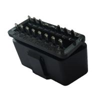 China 12V J1962 16-Pin OBD II Male Connector Socket with PA66/Brass Construction for Automotive Diagnostics for sale