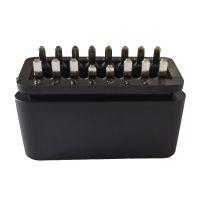 China 12V J1962 16-Pin OBD II Male Connector Socket with PA66/Brass Construction for Automotive Diagnostics for sale