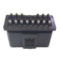 China J1962 OBD2 16-Pin Male Connector Socket with PA66/Brass Construction for Automotive Diagnostics for sale