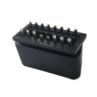 China J1962 OBD2 16-Pin Male Connector Socket with PA66/Brass Construction for Automotive Diagnostics for sale