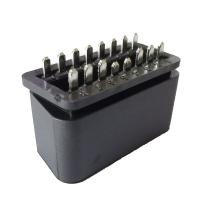 China 24V OBD2 J1962 16-Pin Male Diagnostic Connector for Automotive Vehicles with Custom Pin Assignment for sale