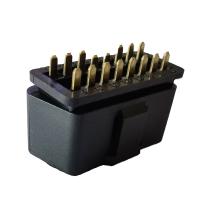 China OBD2 16 Pin Male Gold Plated J1962 Adapter Connector - 12W-24W Automotive Diagnostic Plug for sale