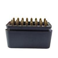 China OBD2 16 Pin Male Gold Plated J1962 Adapter Connector - 12W-24W Automotive Diagnostic Plug for sale