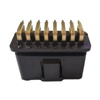 China 12V J1962 OBD2 Male Connector with 90 Degree Right Angle Pins - 16-Pin Automotive Diagnostic Interface for sale