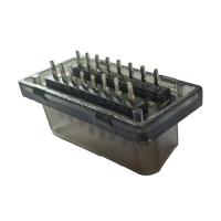 China OBDII 16 Pin Male J1962 Connector Diagnostic Tool Custom Pin Assignment ABS Brass for sale