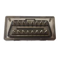 China OBDII 16 Pin Male J1962 Connector Diagnostic Tool Custom Pin Assignment ABS Brass for sale