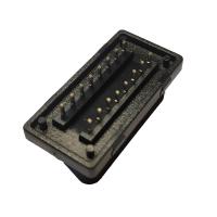 China OBD2 J1962 16 Pin Male Connector Straight Plug ABS Brass Corrosion Resistant for sale