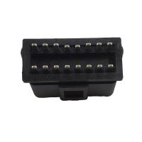 China OBD2 16Pin Square Hole Male Plug Connector 24V PA66 Brass Diagnostic Tool for sale