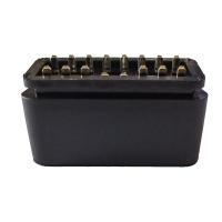 China 24V J1962 16pin OBD II OBD 2 OBD2 Male Connector Socket for sale