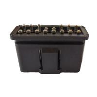 China OBD2 16Pin Thin Pin Connector Plug OBDII Male Automobile Diagnostic Line OBD Adapter Interface for sale